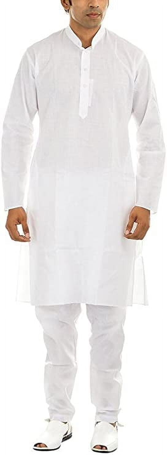 Royal Men's White Fine Cambric Comfortble White Lounge Set - Walmart.com