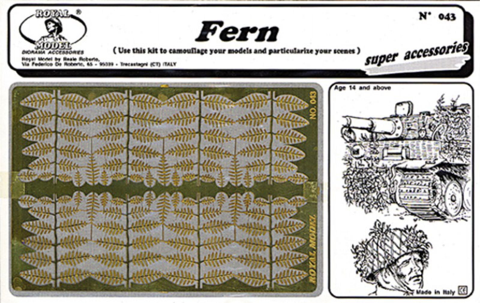 Royal Model 1:35 Fern (Photo-Etch) (Diorama Accessory) #043 - Walmart.com