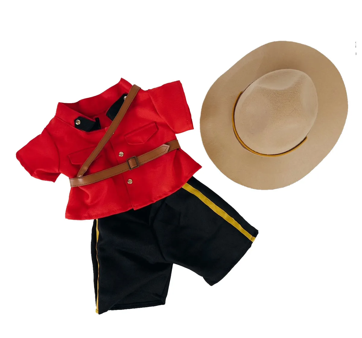 Royal Mountie Police Officer Costume for 14"-18" Plush Dolls, Law ...
