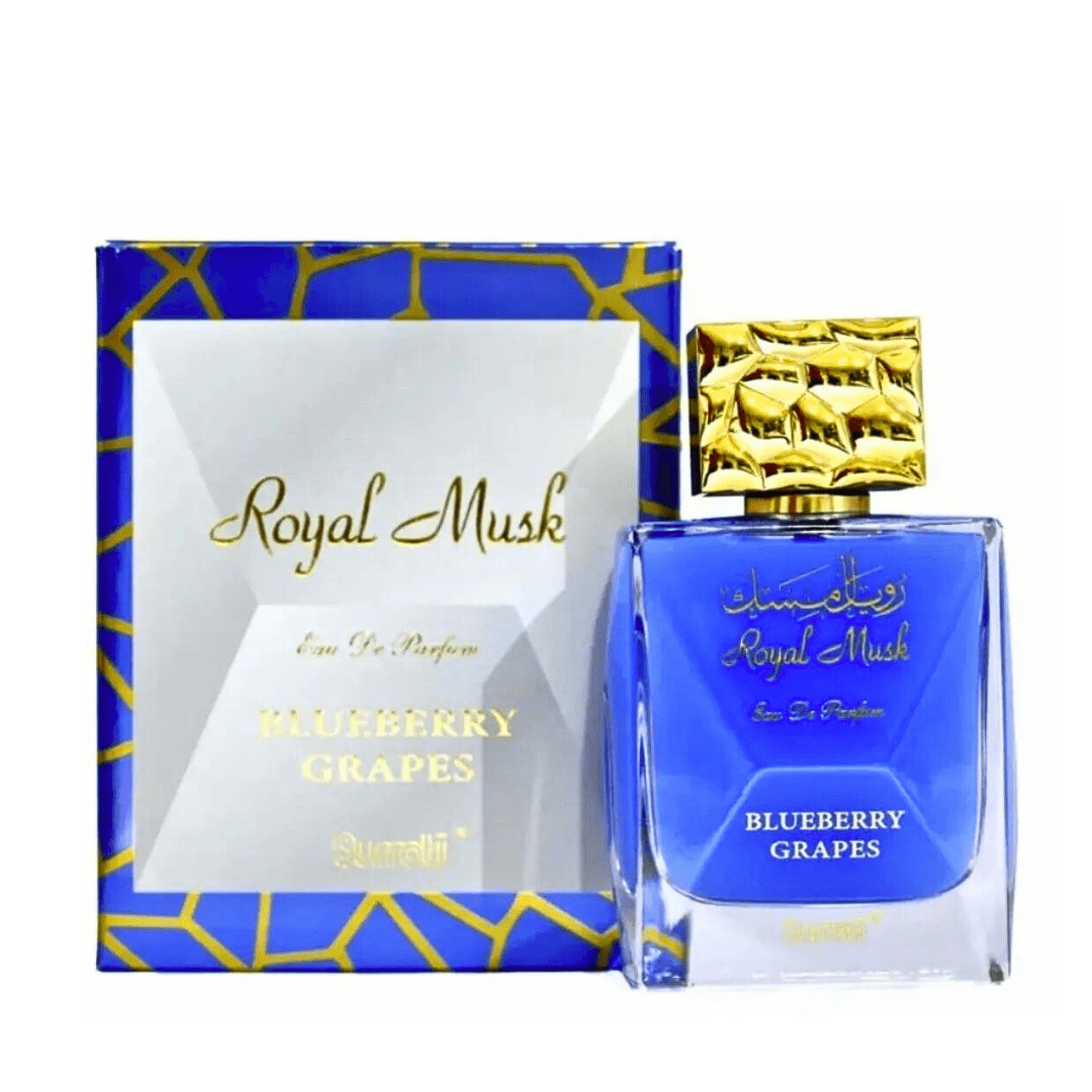 Royal Musk Blueberry Grapes EDP 100ML (3.4 OZ) by SURRATI, Exotic ...