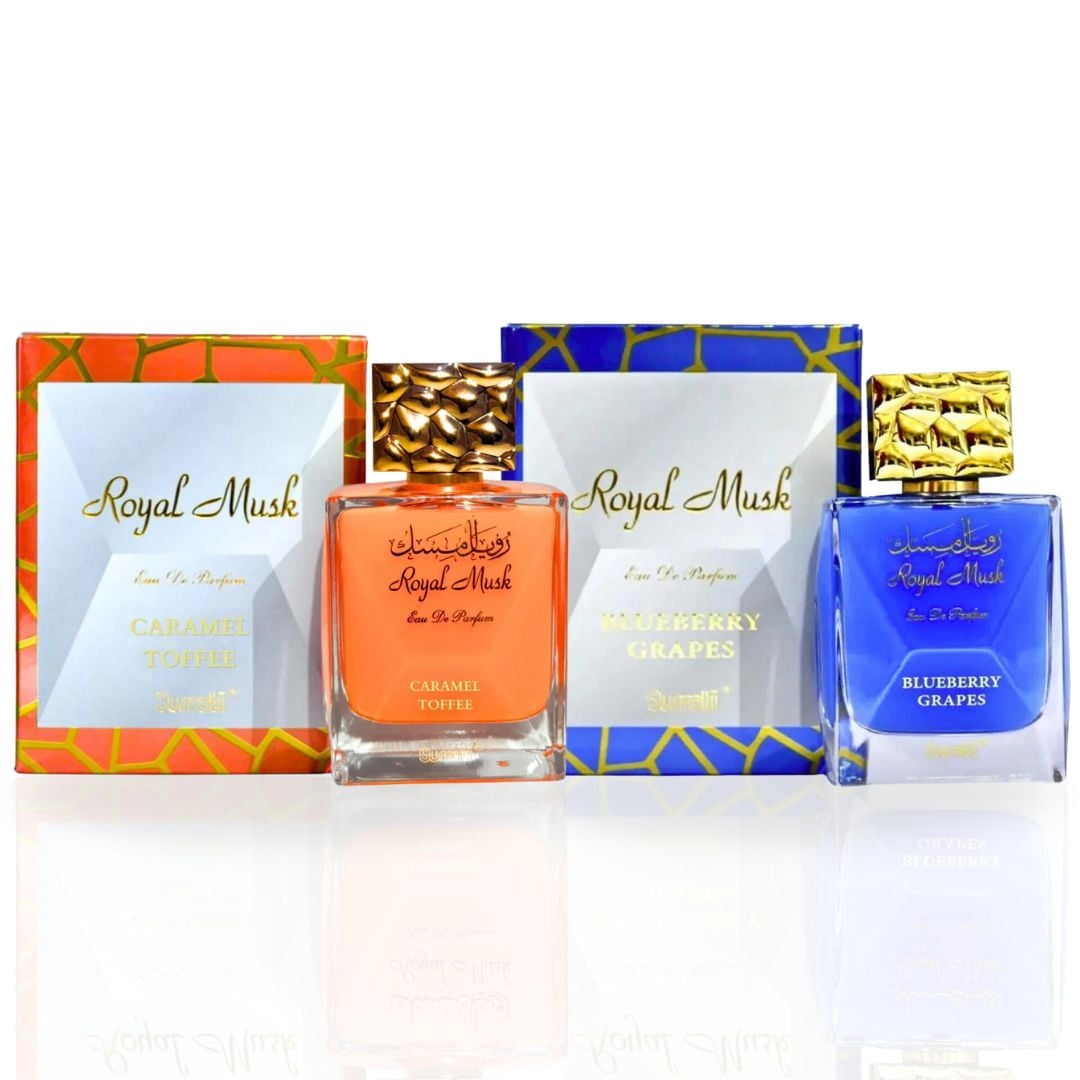 Royal Musk Caramel Toffee & Royal Musk Blueberry Grapes - EDP Sprays ...