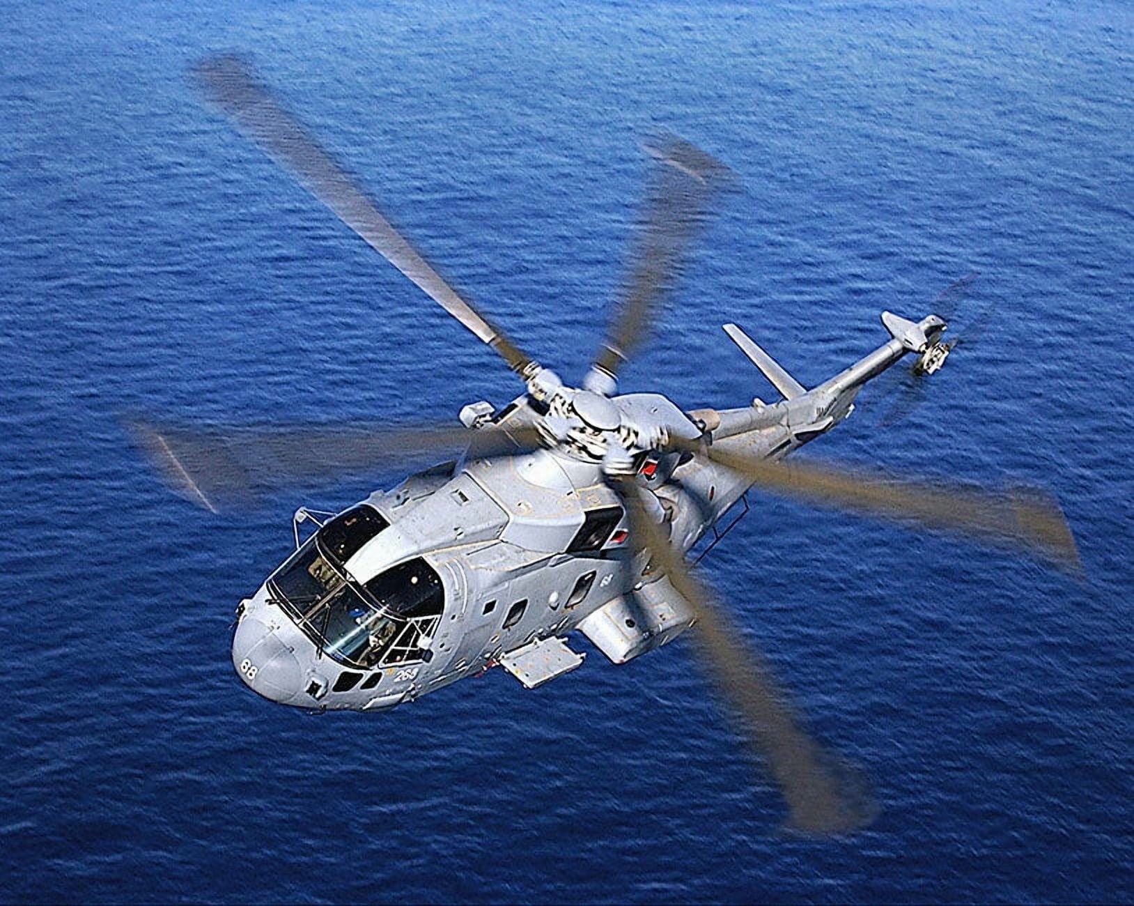 Royal Navy Merlin HM Mk1 Helicopter Style - A - 24x36 Inch Glossy ...