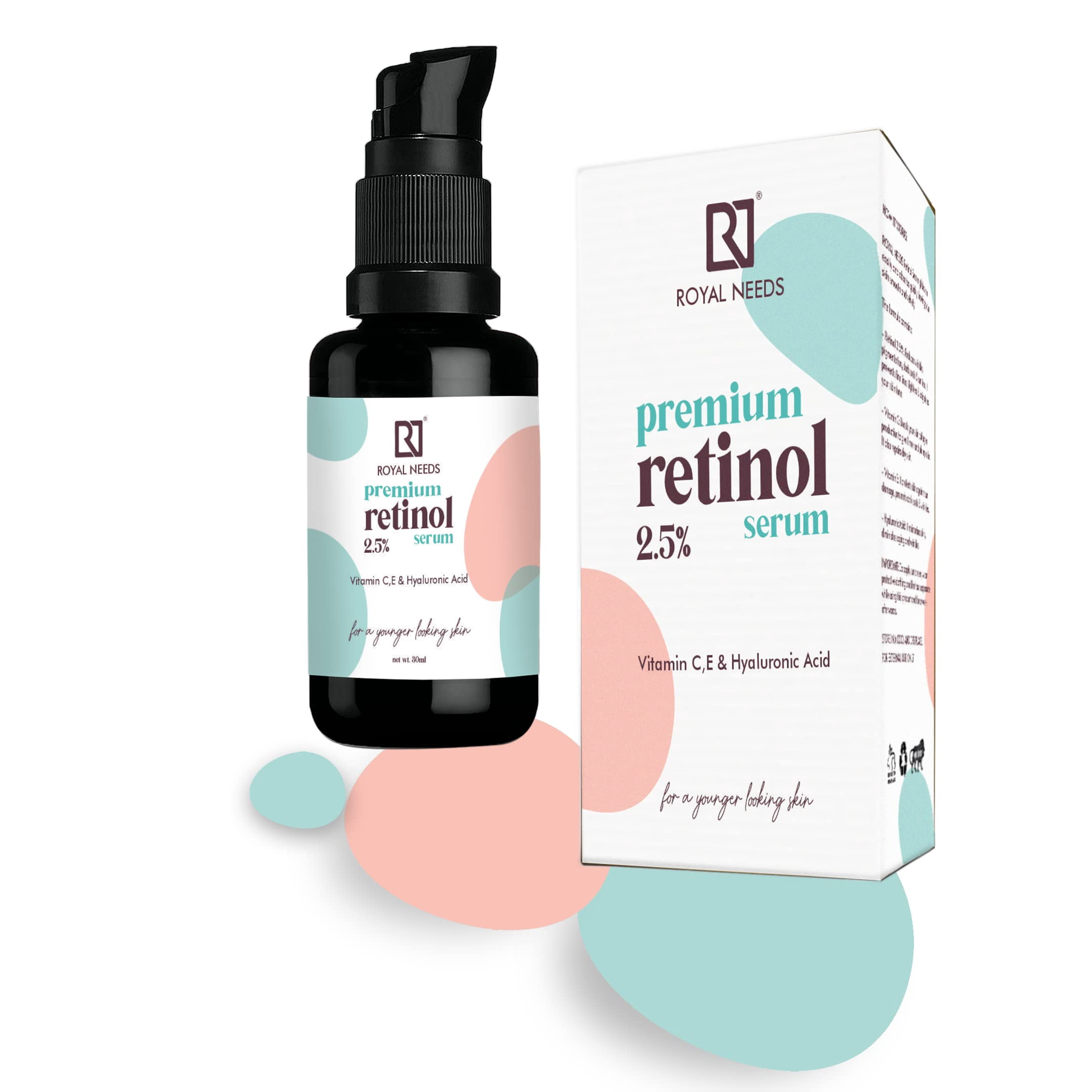 Royal Needs, Professional Retinol Serum For Face|Anti Aging ...
