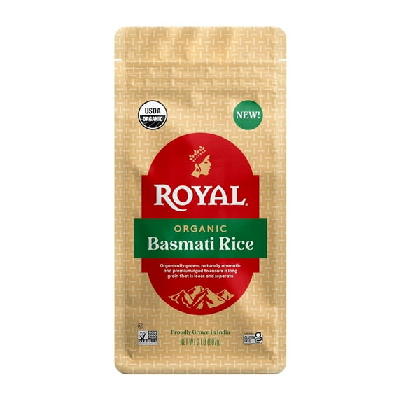 Royal Organic Basmati Rice 2 lb - Walmart.com