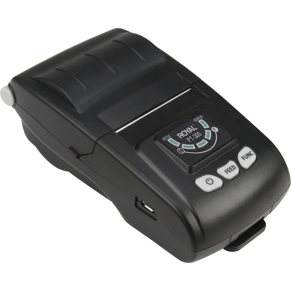 Royal PT300 Wireless Hand Held Thermal Printer - Wi-Fi, Bluetooth, and ...