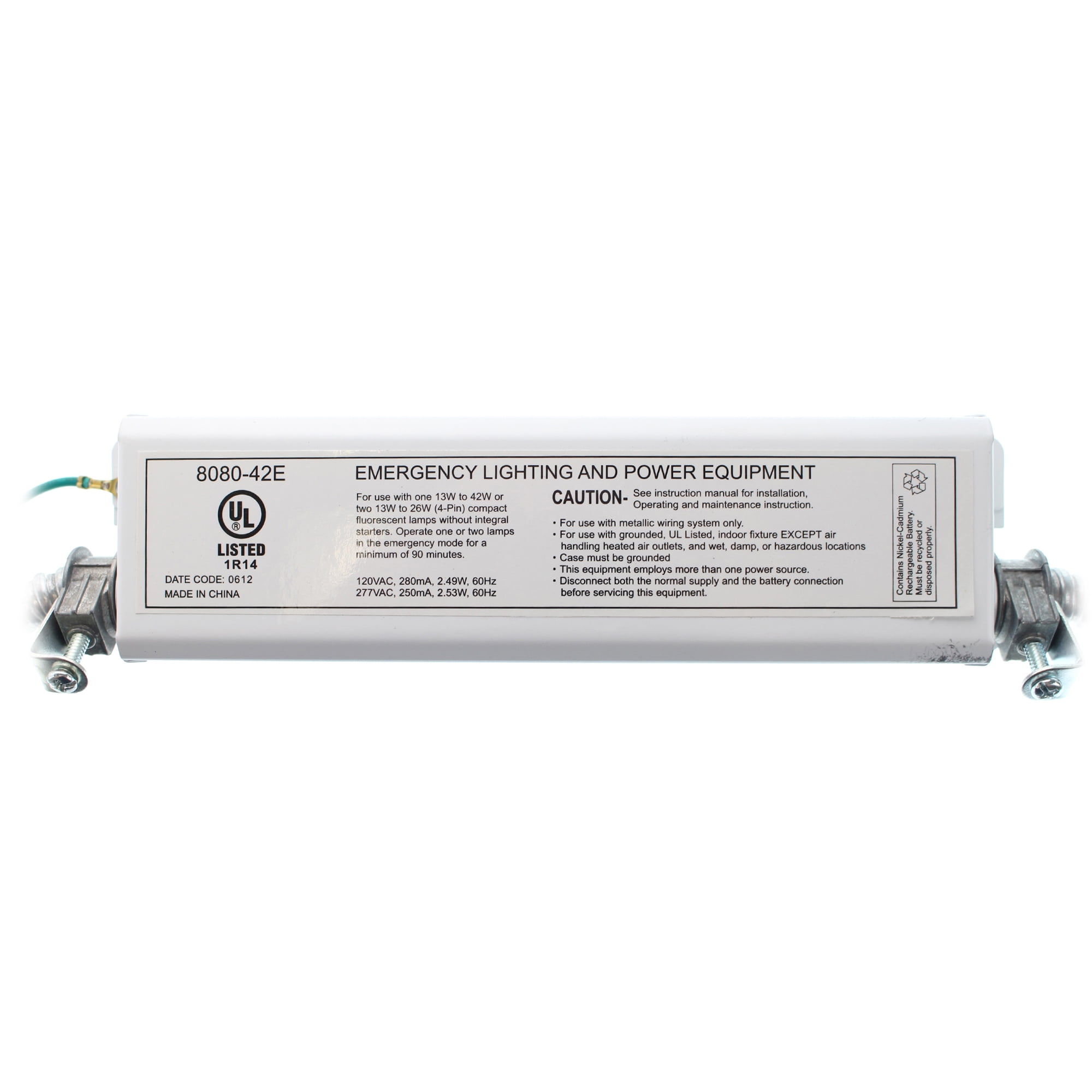 Royal Pacific Lighting 8080-42E Compact Fluorescent Emergency Ballast ...