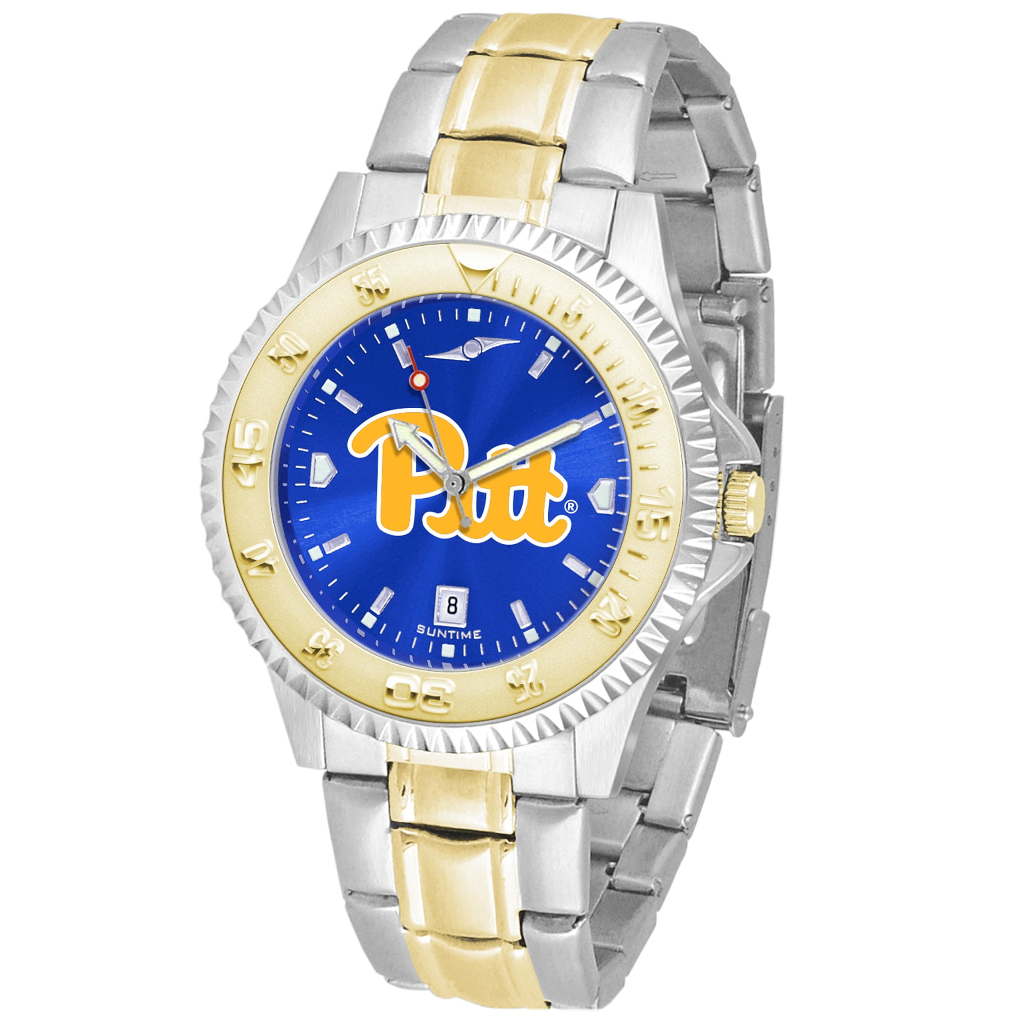 Royal Pitt Panthers Competitor Two-Tone AnoChrome Watch - Walmart.com