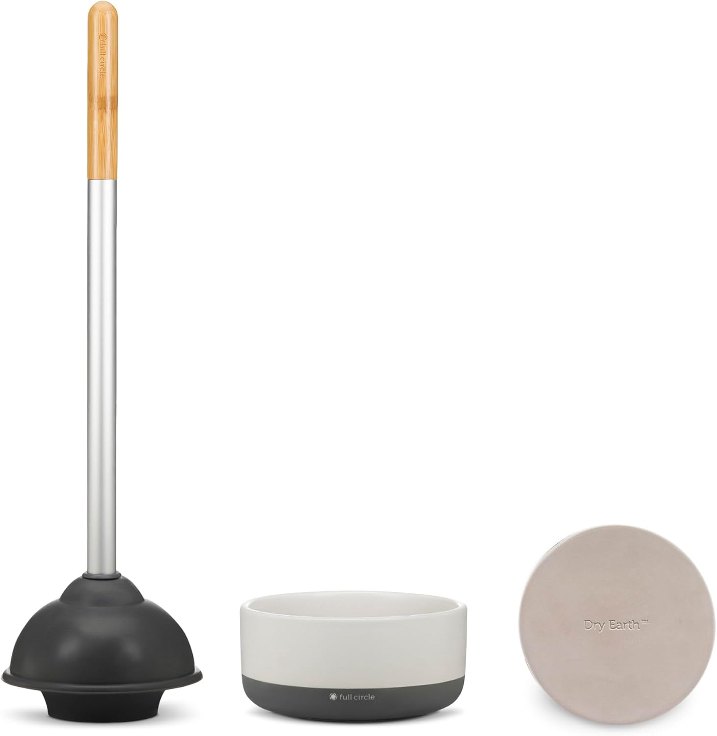 Royal Plun - Bathroom Toilet Plunr with Ceramic Holder and Diatomaceous ...
