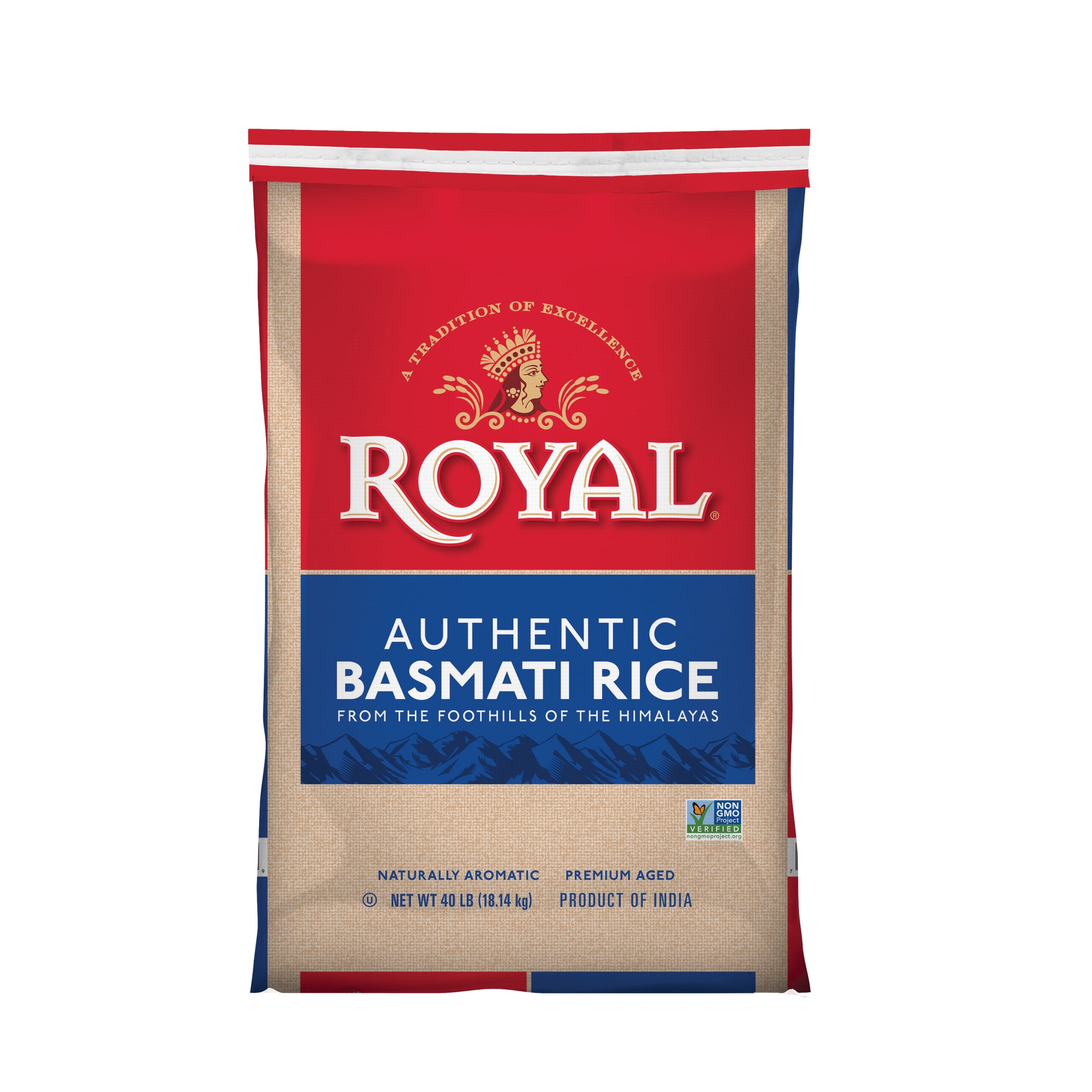 Authentic Royal Basmati White Rice, 40 lbs - Walmart.com