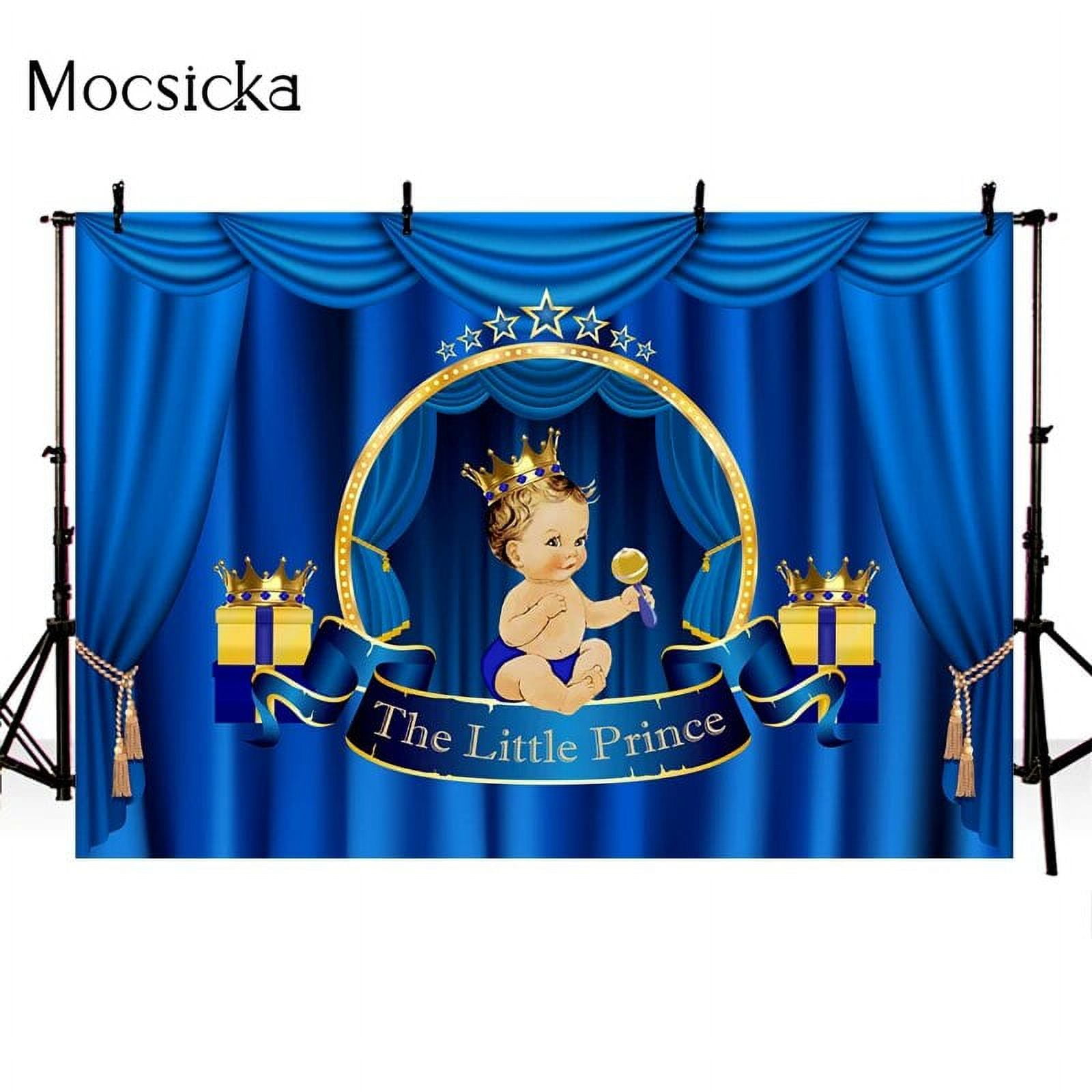 Royal Prince Photography Background Crown Birthday Party Decoration ...