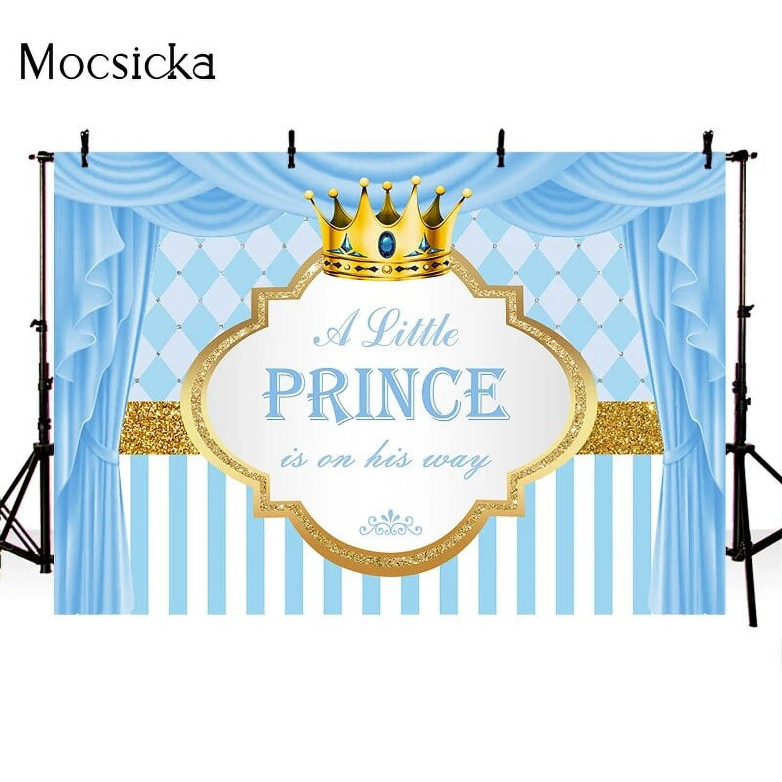 Royal Prince Photography Background Crown Birthday Party Decoration ...