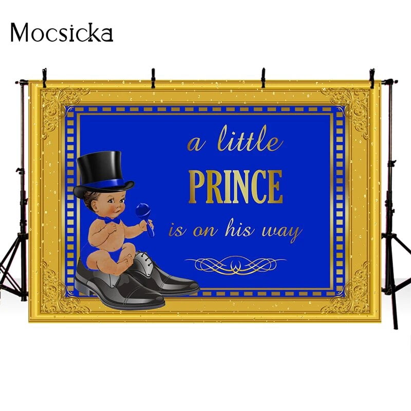 Royal Prince Photography Background Crown Birthday Party Decoration ...