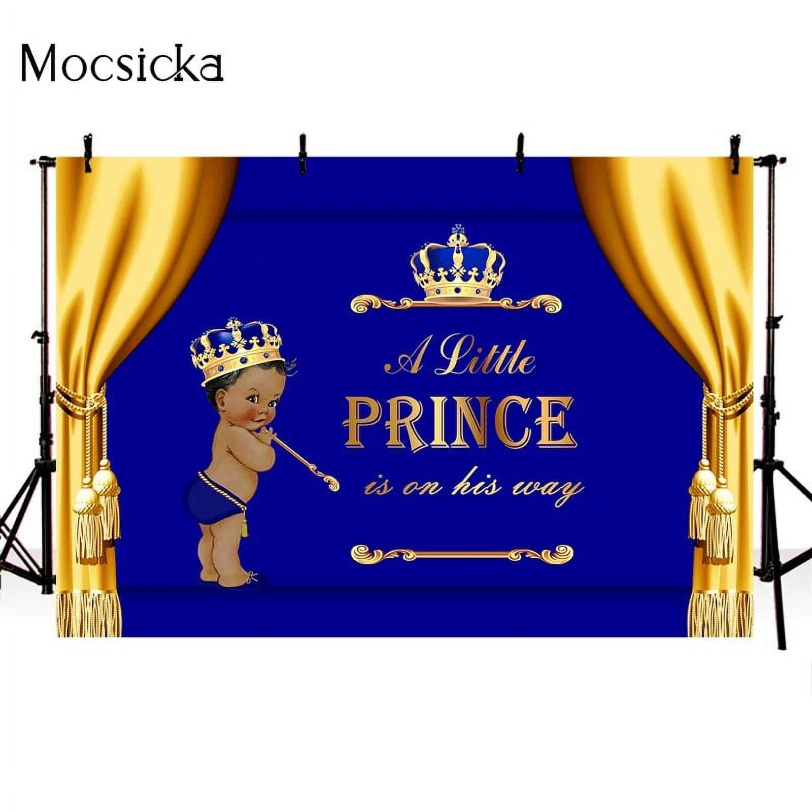 Royal Prince Photography Background Crown Birthday Party Decoration ...