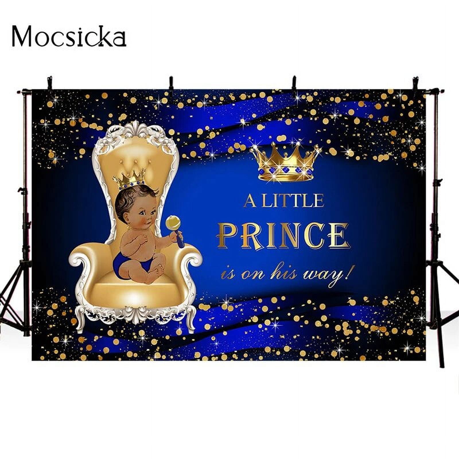 Royal Prince Photography Background Crown Birthday Party Decoration ...