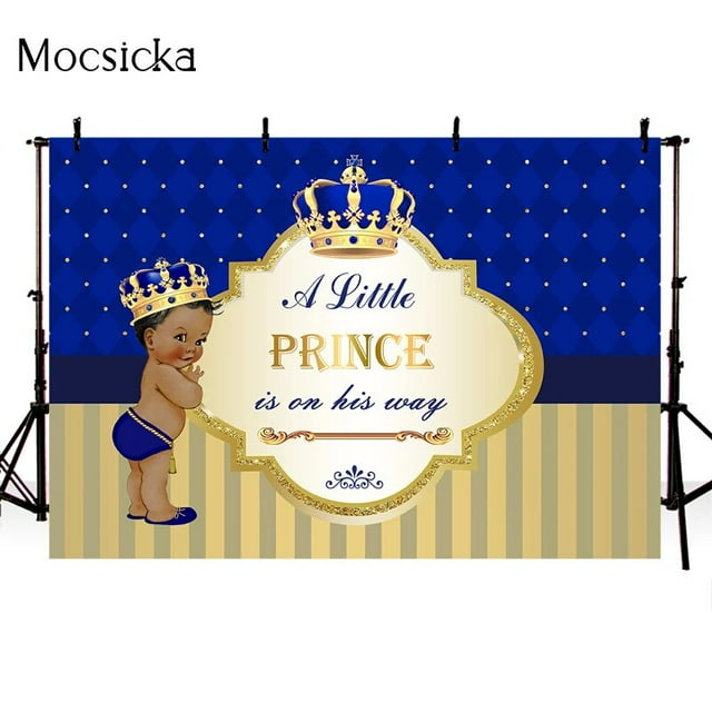 Royal Prince Photography Background Crown Birthday Party Decoration ...