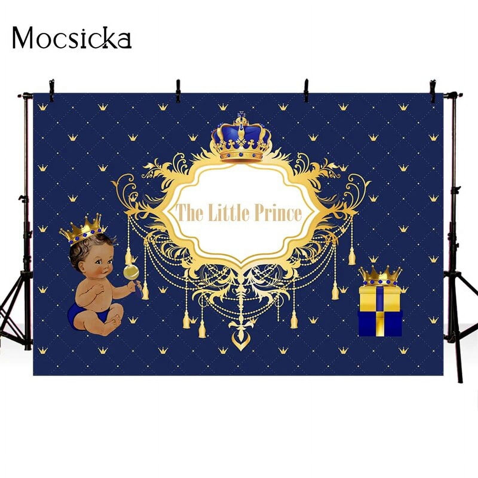 Royal Prince Photography Background Crown Birthday Party Decoration ...