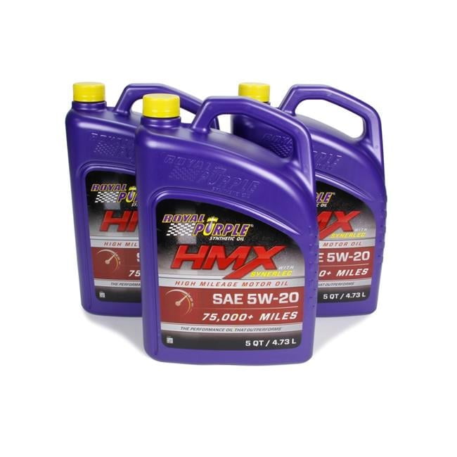 Royal Purple Engine Motor Oil - 5 qt. HMX SAE 5W20, Case of 3 - Walmart.com