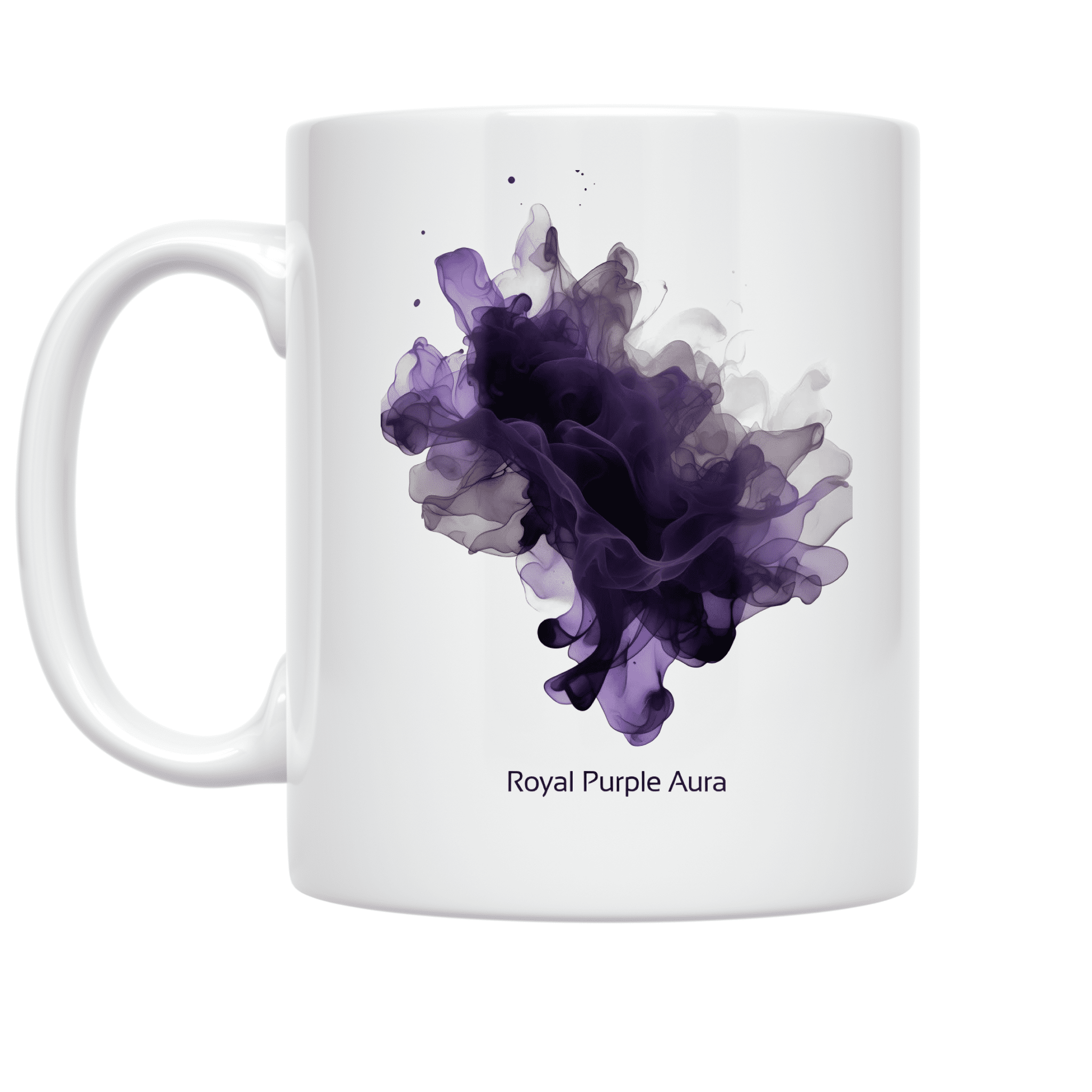 Royal Purple Aura Minimalist Design - Home Office Enthusiast - 11 oz ...