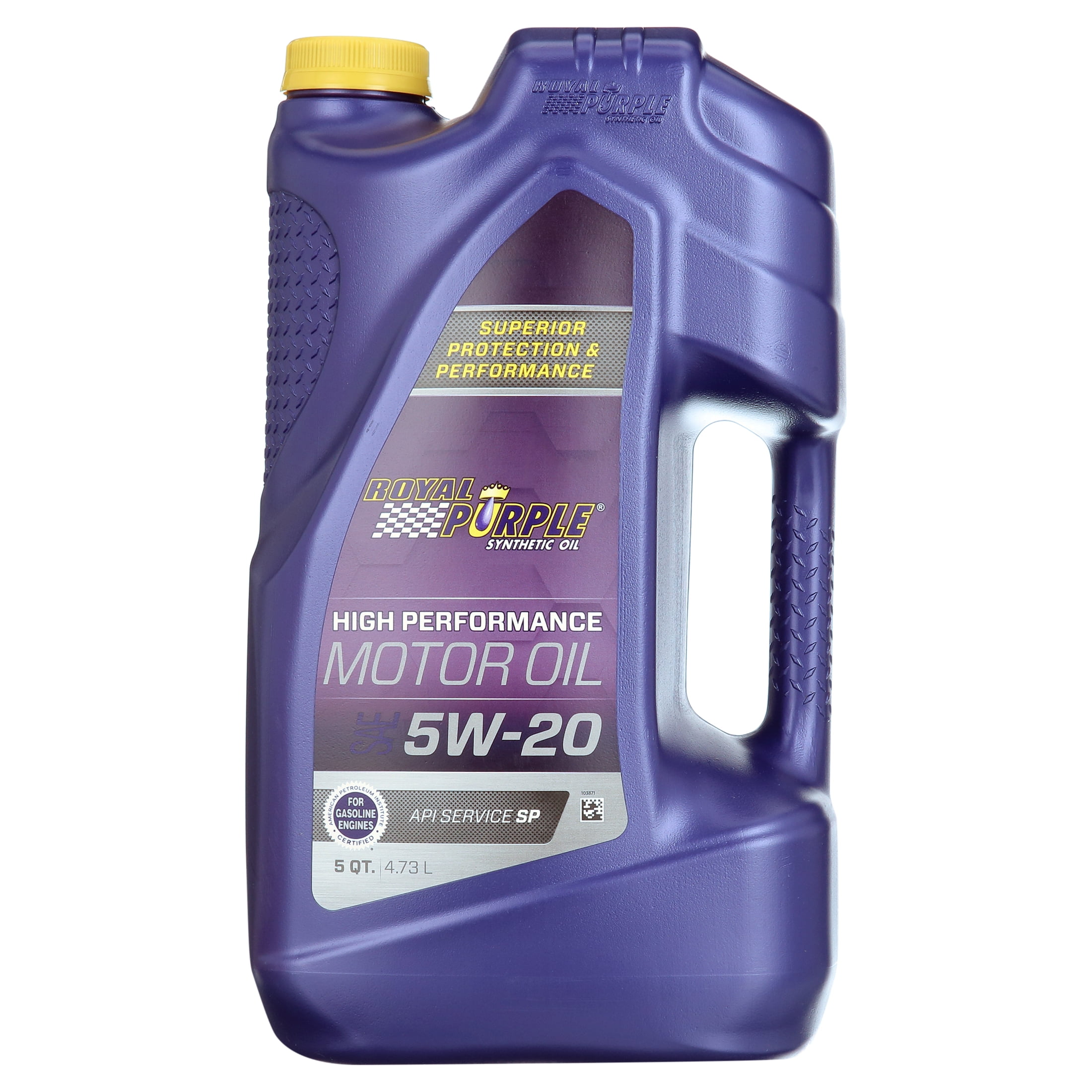 Royal Purple High Performance Motor Oil 5W-20 Premium Synthetic Motor ...