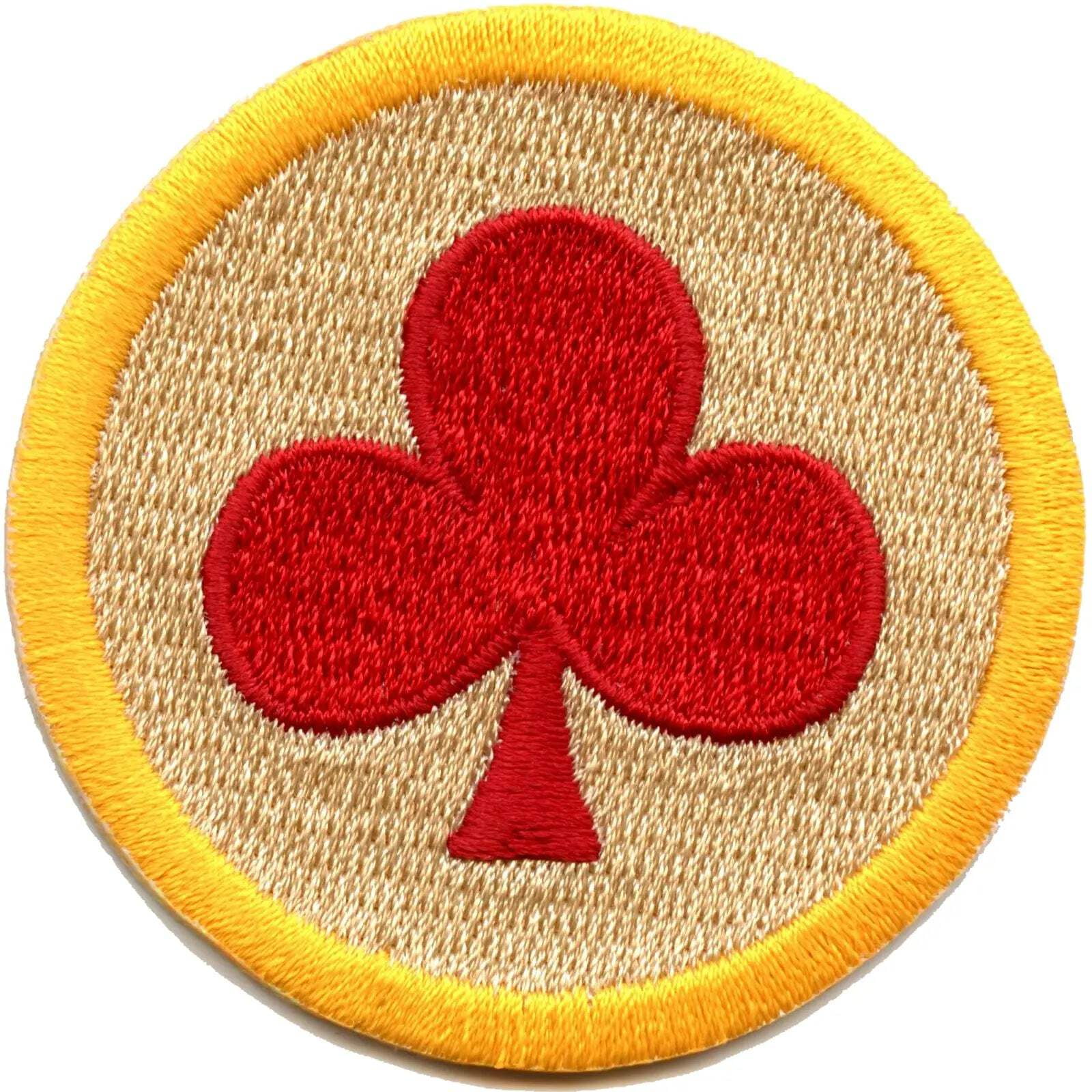 Royal Red Clubs Merit Badge Embroidered Iron-on Patch - Walmart.com