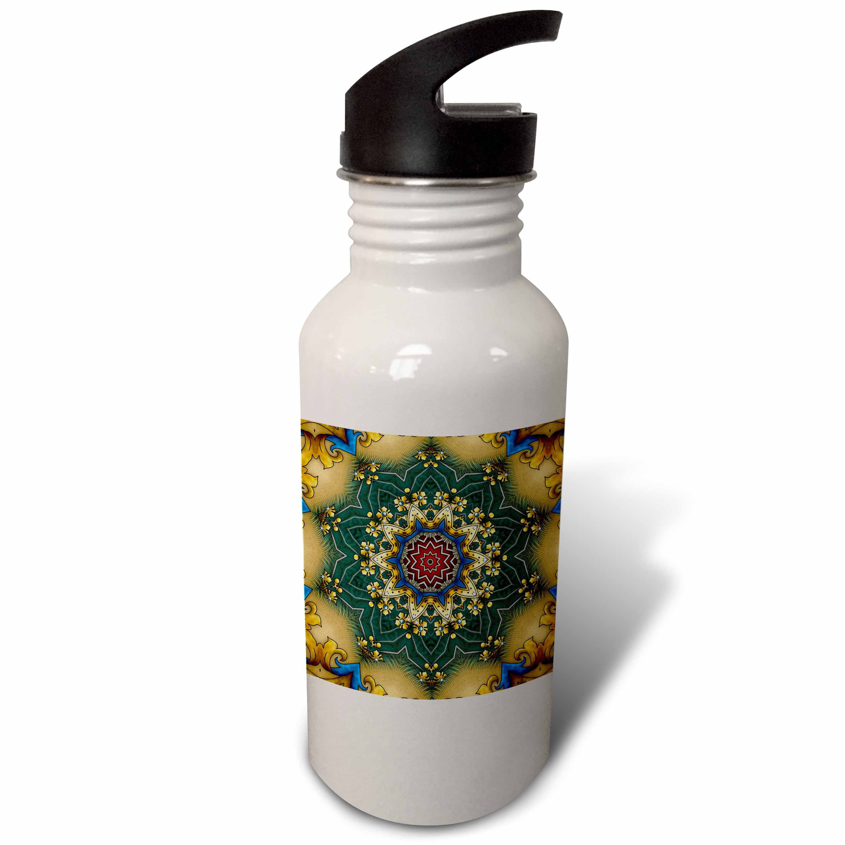 Royal Rosette Mandala 21 oz Sports Water Bottle wb-41946-1 - Walmart.com