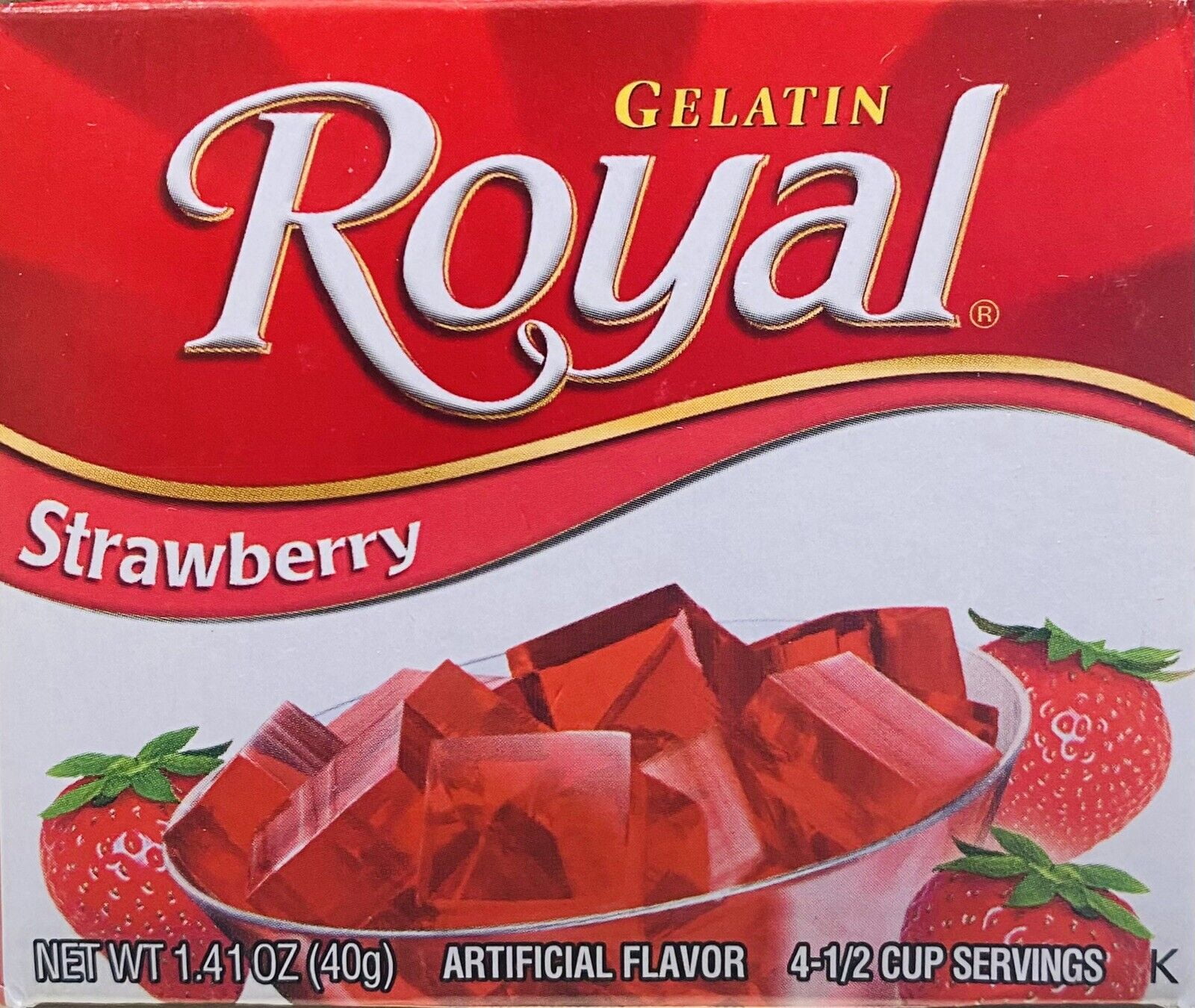 Royal STRAWBERRY Gelatin Mix Dessert 1.41 oz Box - Walmart.com
