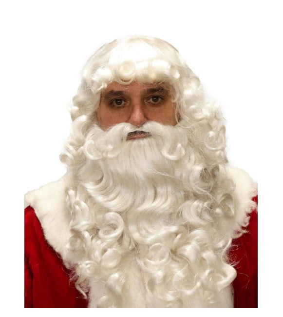 Royal Santa Wig Beard & Moustache Set - Deluxe Costume Accessories ...