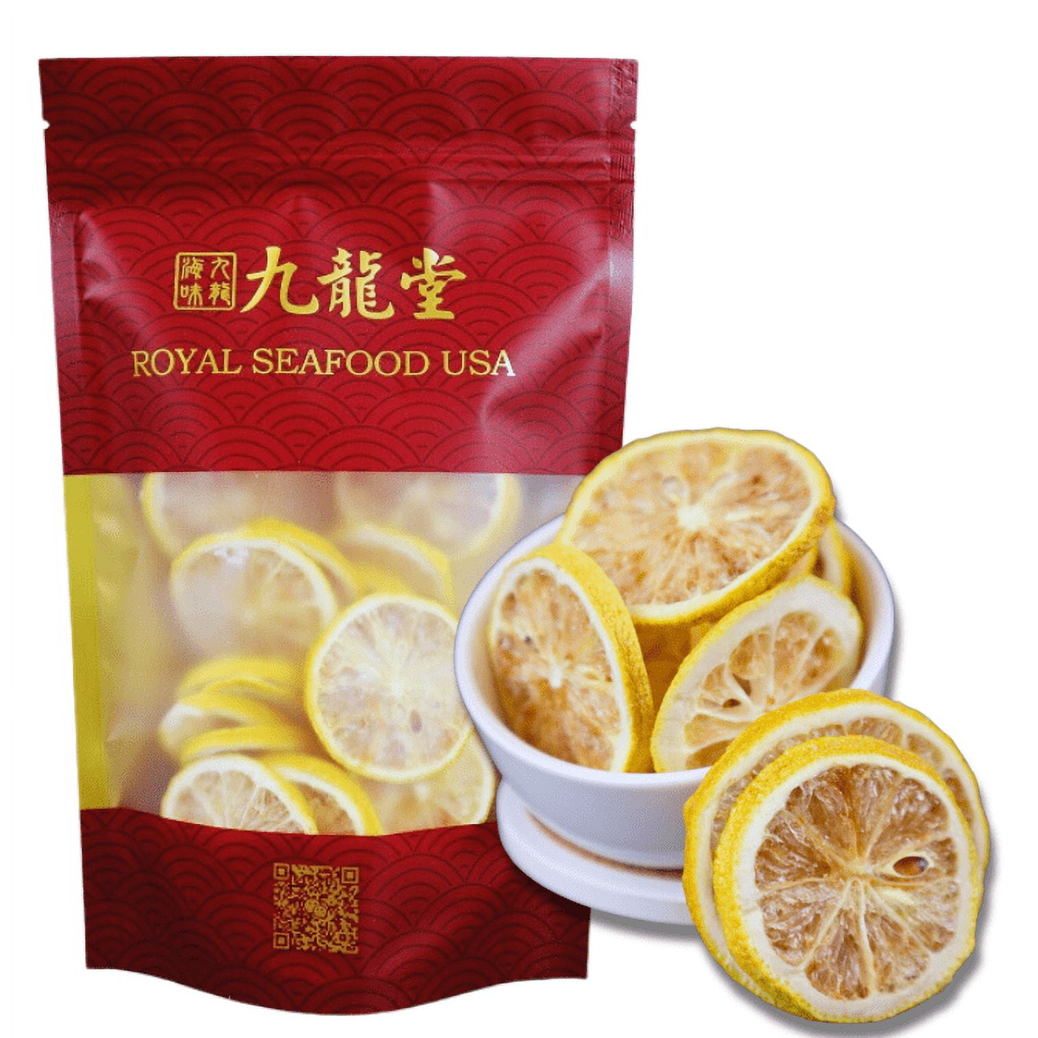 Royal Seafood USA Dried Lemon Slices, 3oz, Lemon tea, Sun dried Lemon ...
