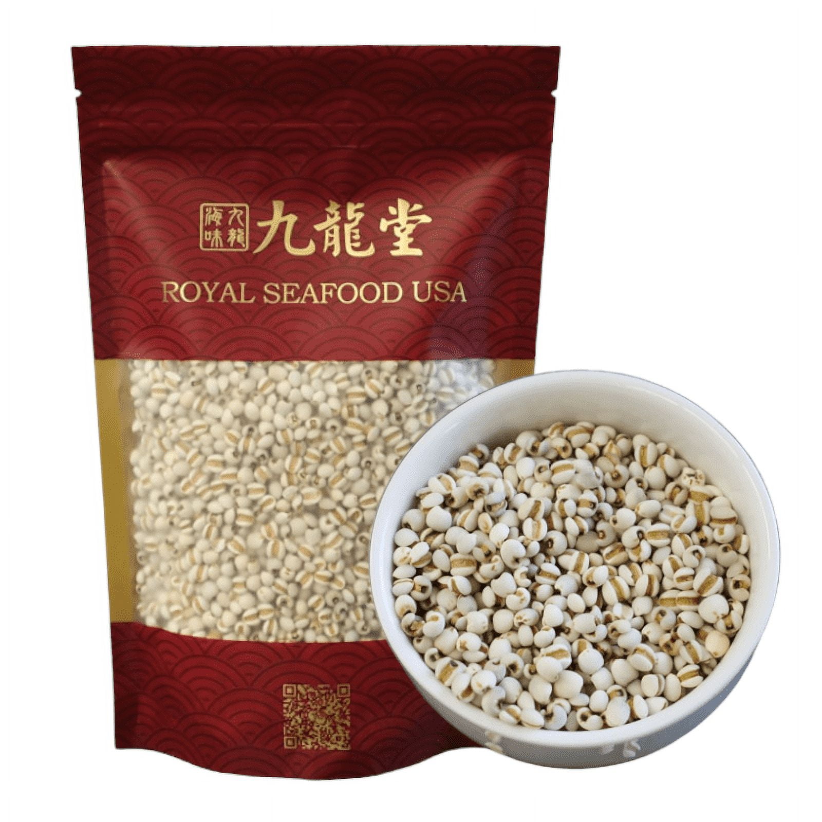 Royal Seafood USA Premium 100% Natural Dried Pearl Barley, coix ...