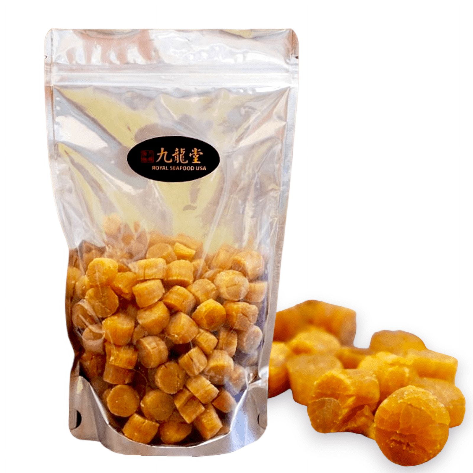 Royal Seafood USA Premium Hokkaido Dried Scallops (Small size), 1lb ...
