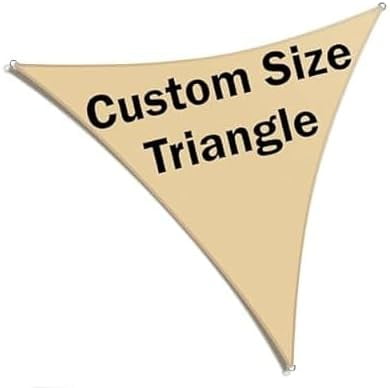 Royal Shade Custom Size Triangle Sun Shade Sail Canopy Outdoor Patio ...