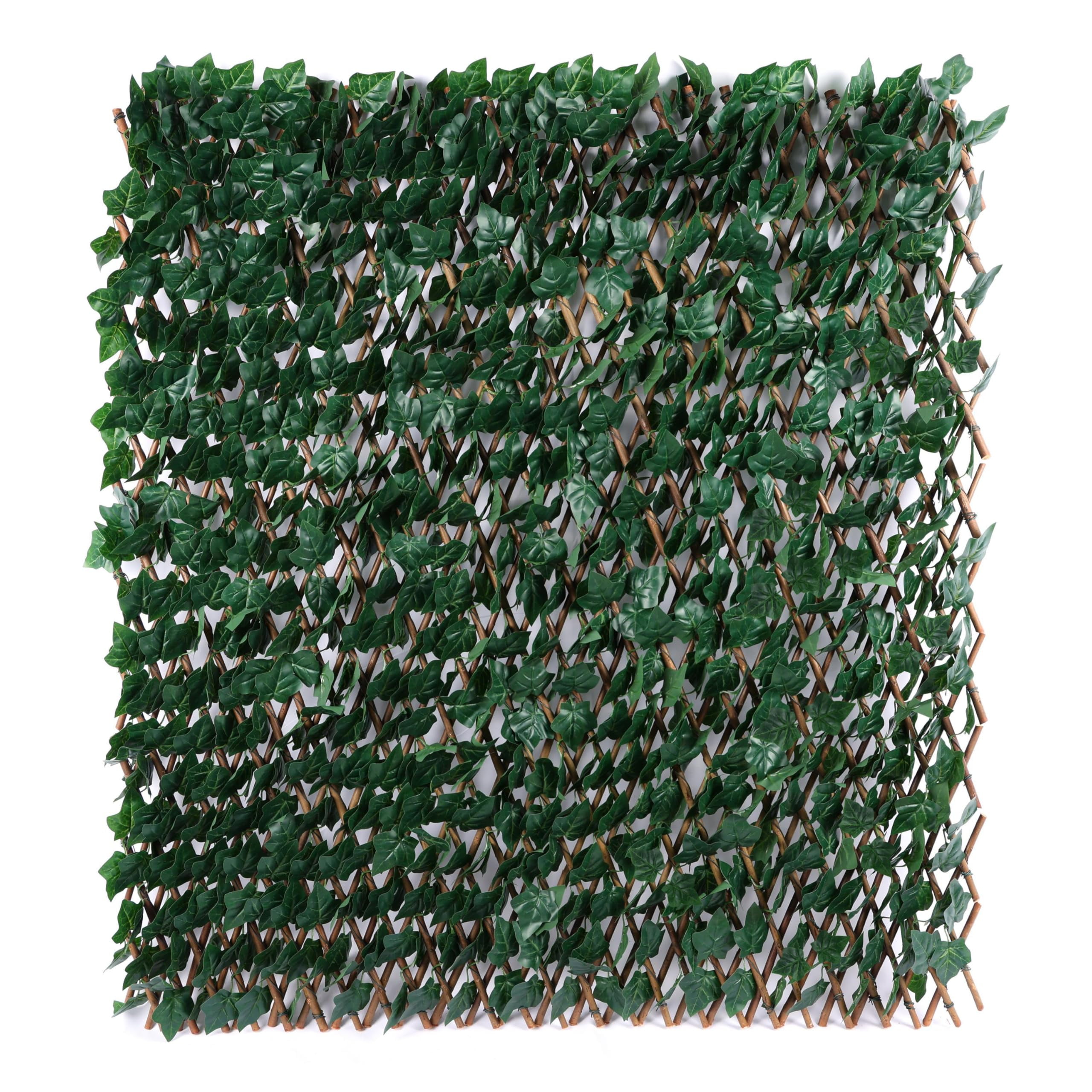 Royal Shade Expandable Artificial Ivy Privacy Screen, Outdoor ...