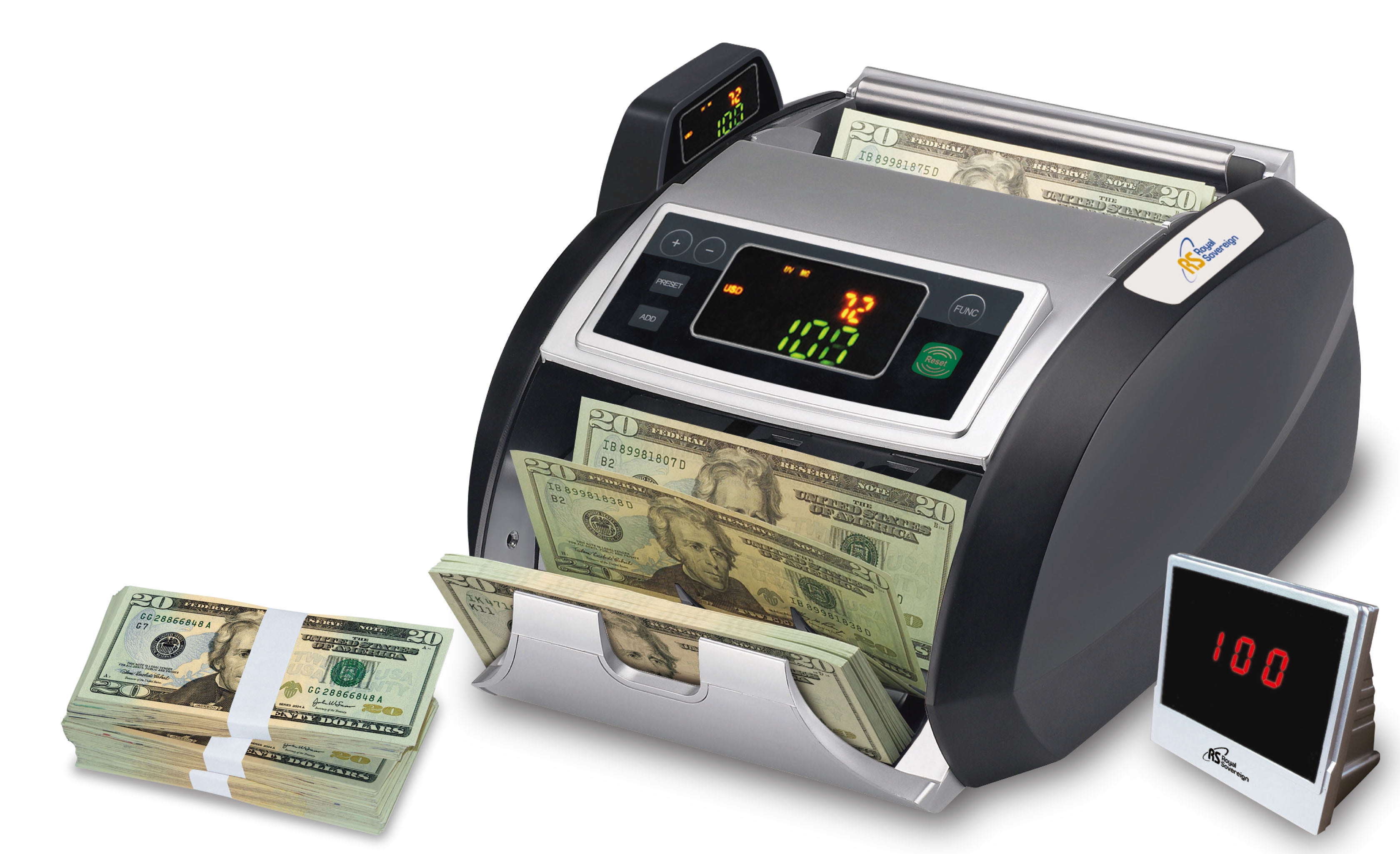 Royal Sovereign - 1,200 Bills Per Minute Bill Counter, Counterfeit ...