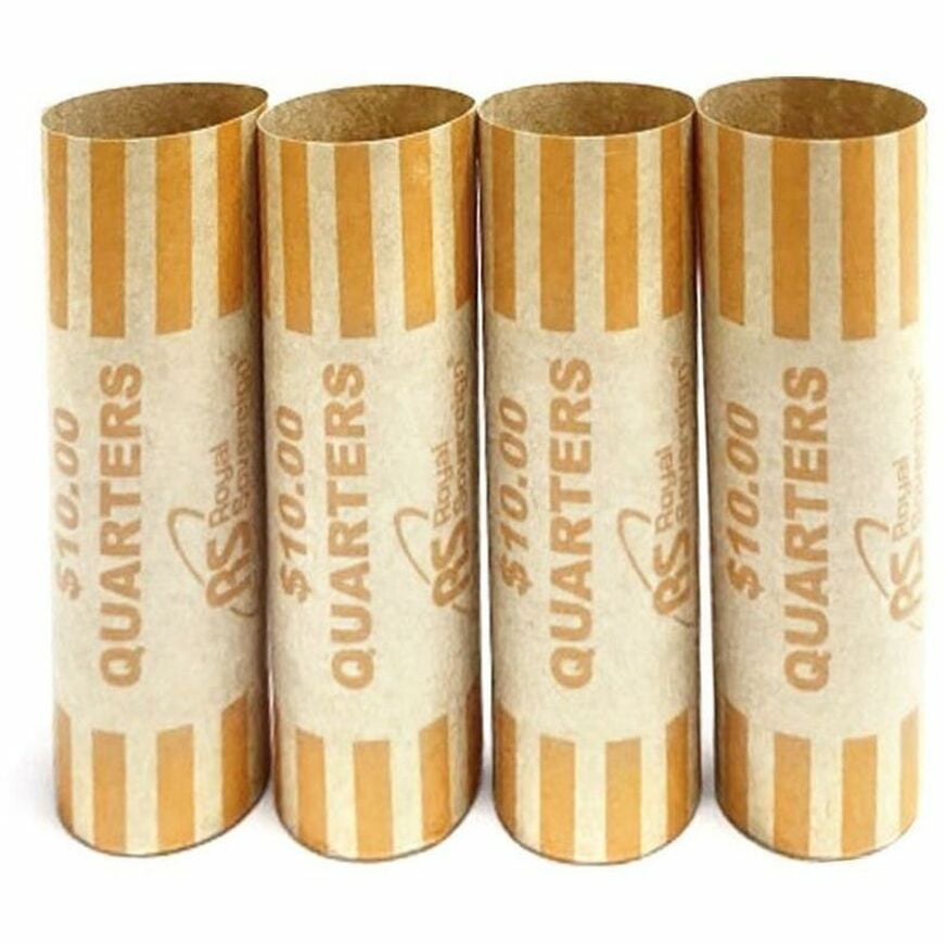 Royal Sovereign 112 Count Preformed Quarter Coin Wrappers - Walmart.com