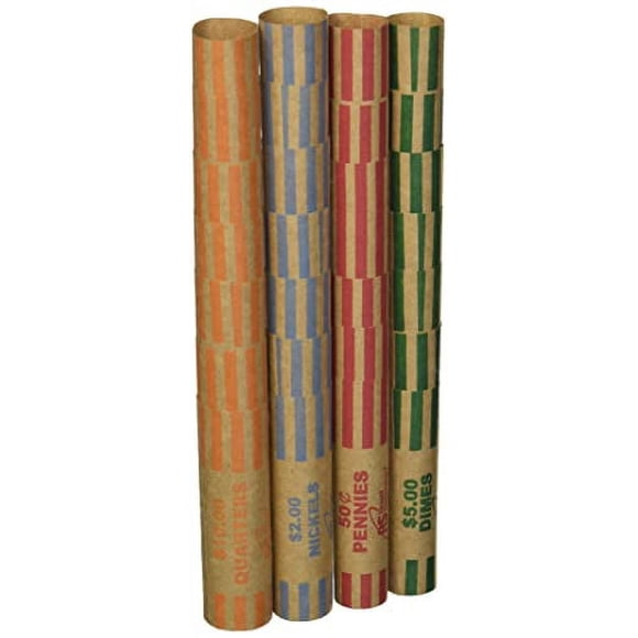 Coin Roll Wrappers in Money Handling - Walmart.com