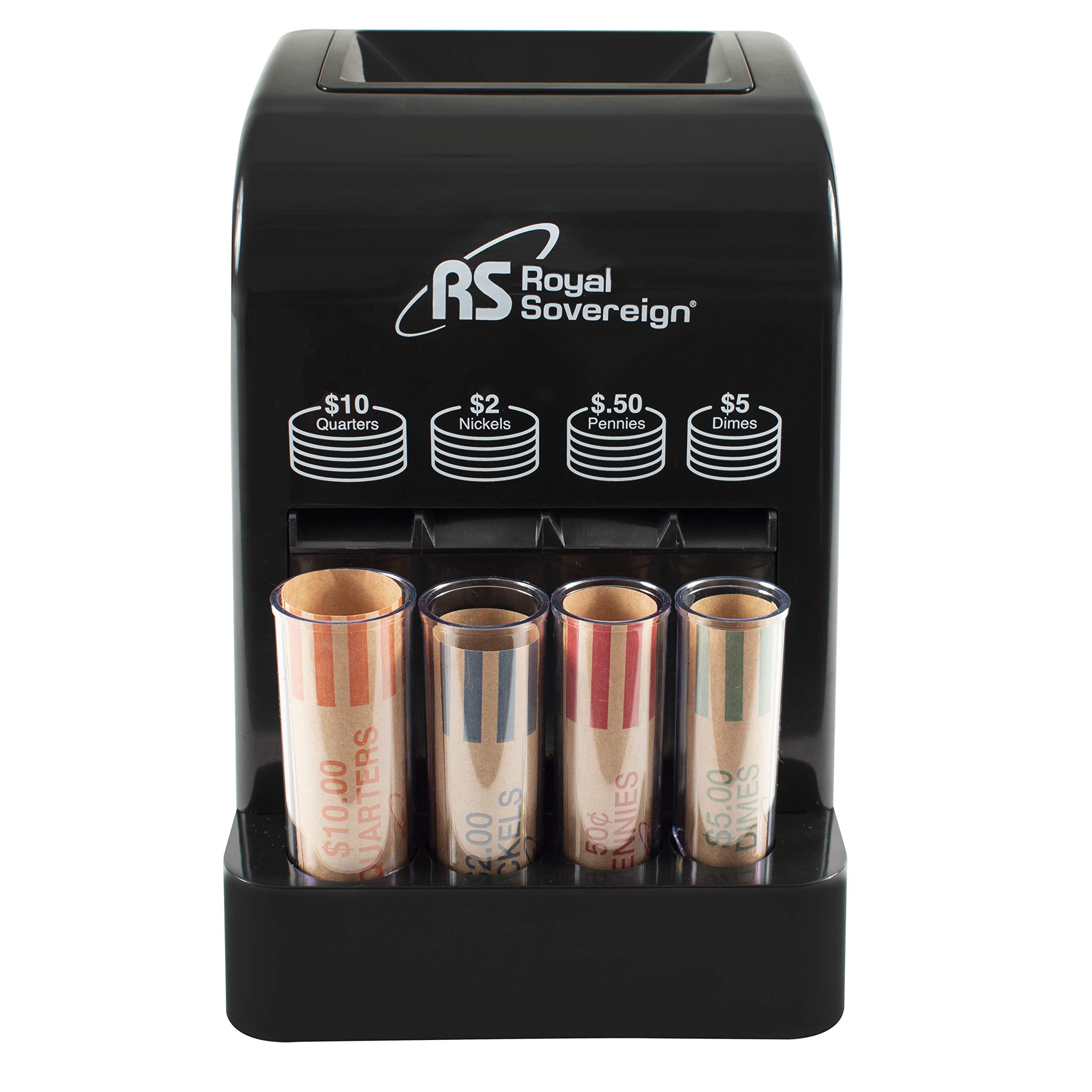 Royal Sovereign Battery Operated Coin Sorter (DCB-175B),Black - Walmart.com