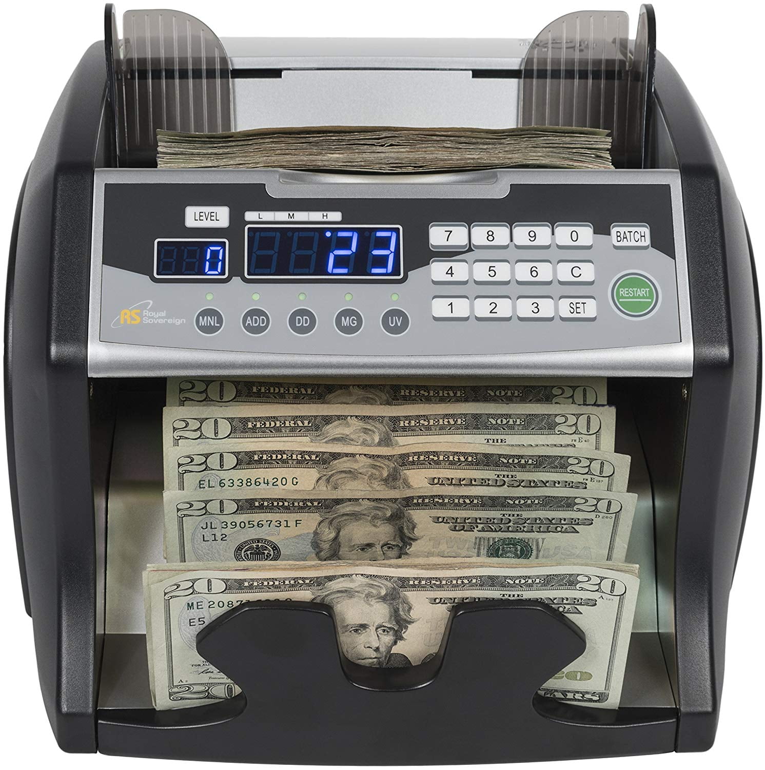 Royal Sovereign High-Speed Bill Counter, UV, MG, IR Counterfeit ...