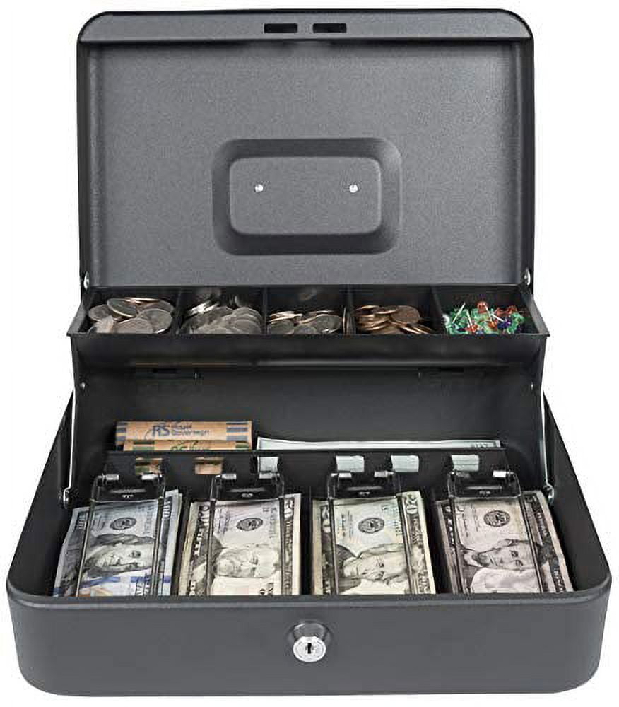 Royal Sovereign Money Handling Security Box Cash Box (RSCB-400), Tiered ...