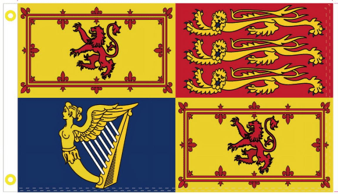 Royal Standard of Scotland 3'x5' Flag 100D UK Scotland Lion - Walmart.com