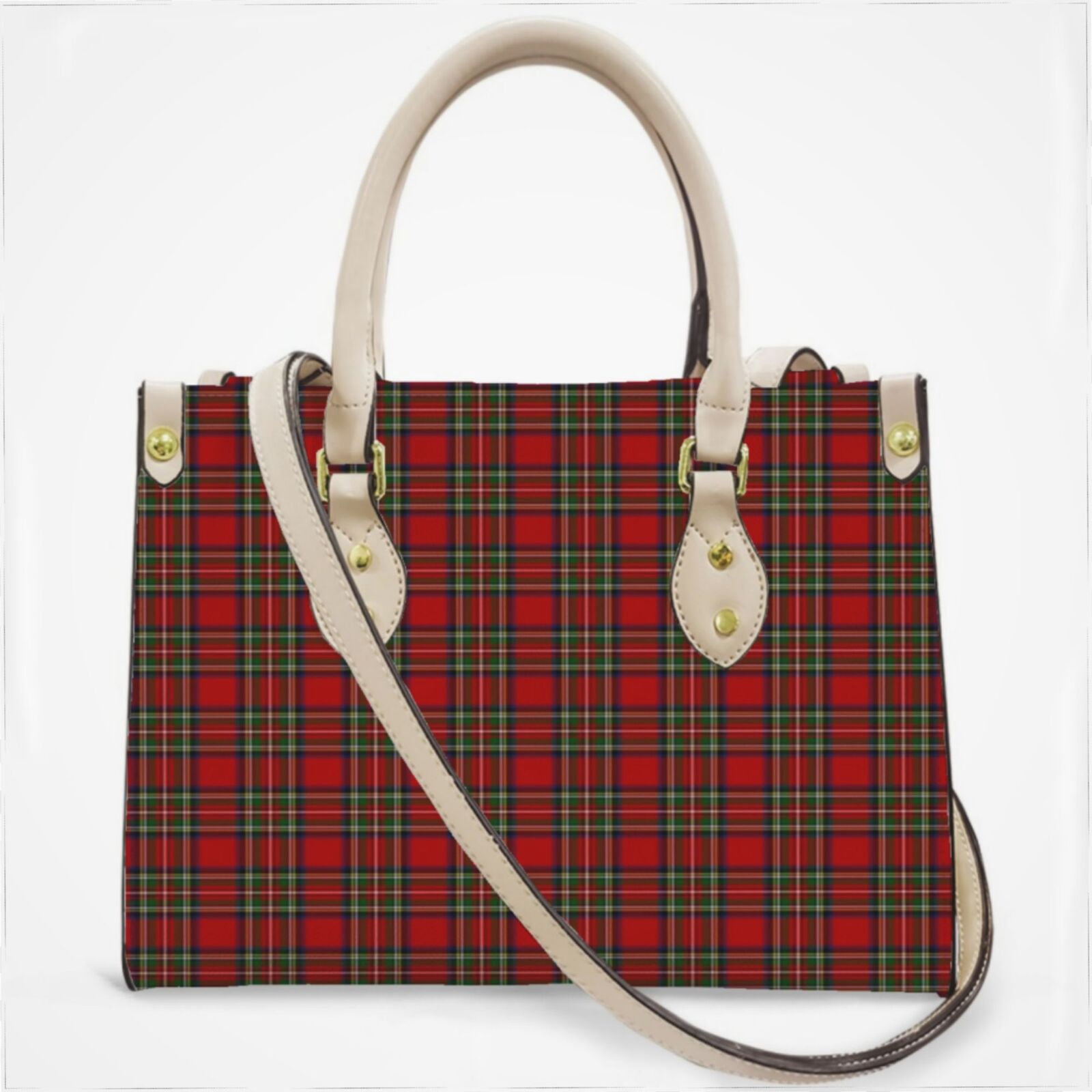 Royal Stewart Tartan Plaid Cross Body Bags For Women Small Leather ...