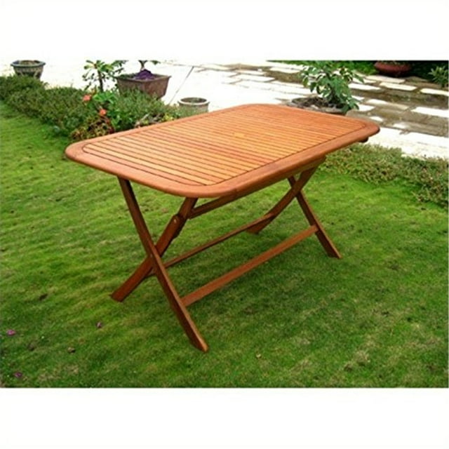 Royal Tahiti Rectangular Folding Table - Walmart.com