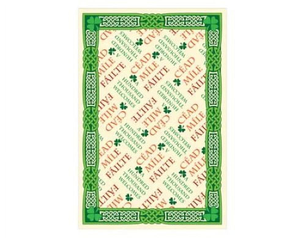 Royal Tara Cead Mile Failte Irish Tea Towel - Walmart.com
