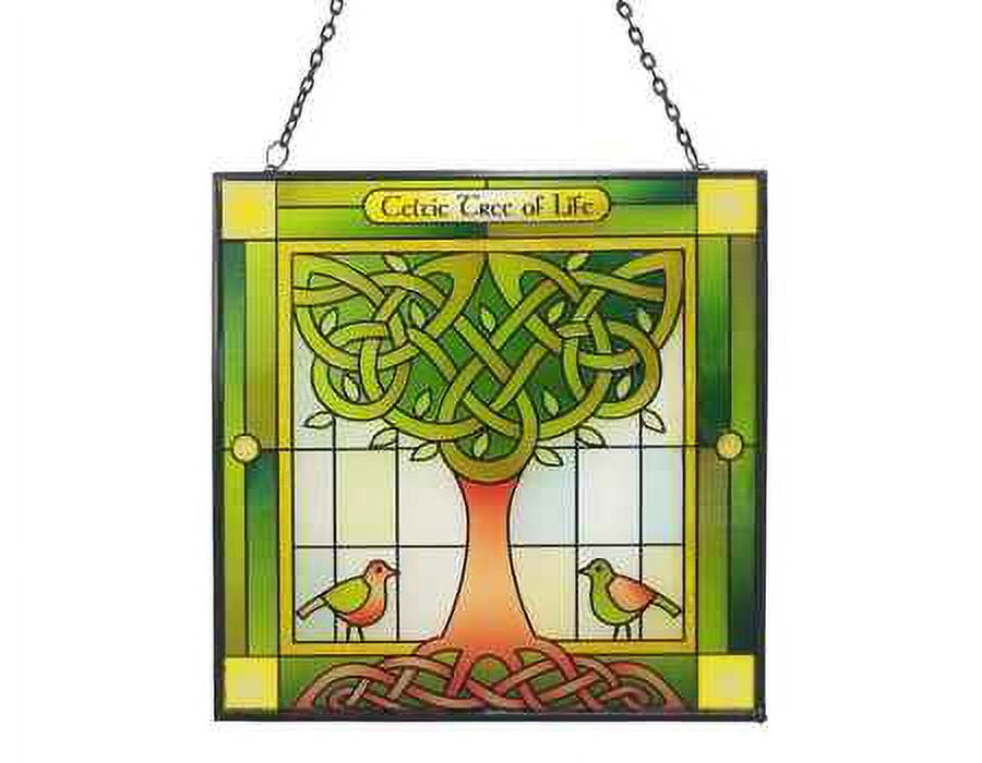 Royal Tara Celtic Tree of Life Stained Glass Window Hang Suncatcher ...