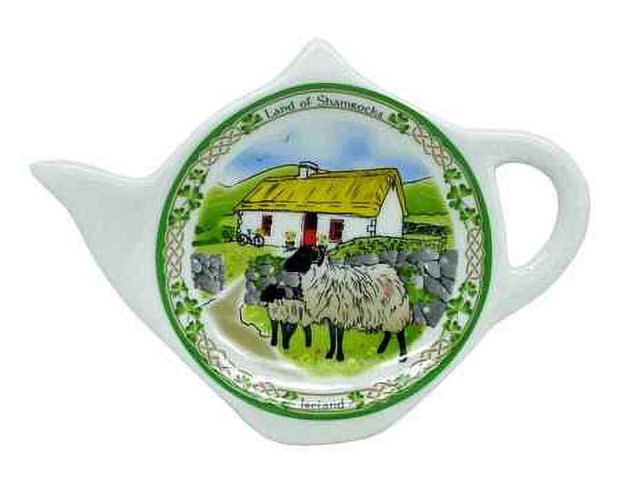 Royal Tara Ceramic Tea Bag Holder Farm Print Celtic Colors Tea ...