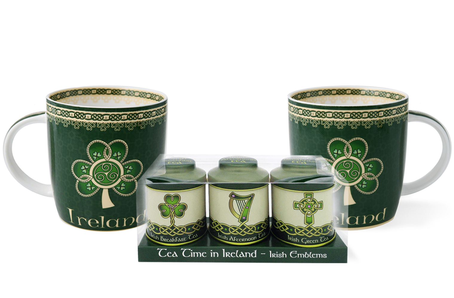 Royal Tara Set of 1 Irish Emblems 20g Tea Caddies Set of Tin Tea and 1 ...