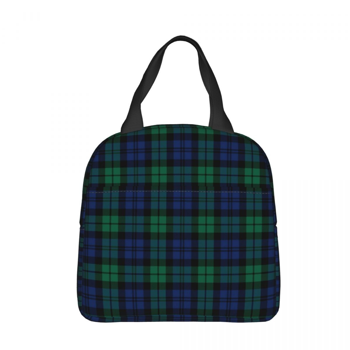 Royal Tartan Plaid Lunch Bag Waterproof Insulated Canvas Cooler Bag ...