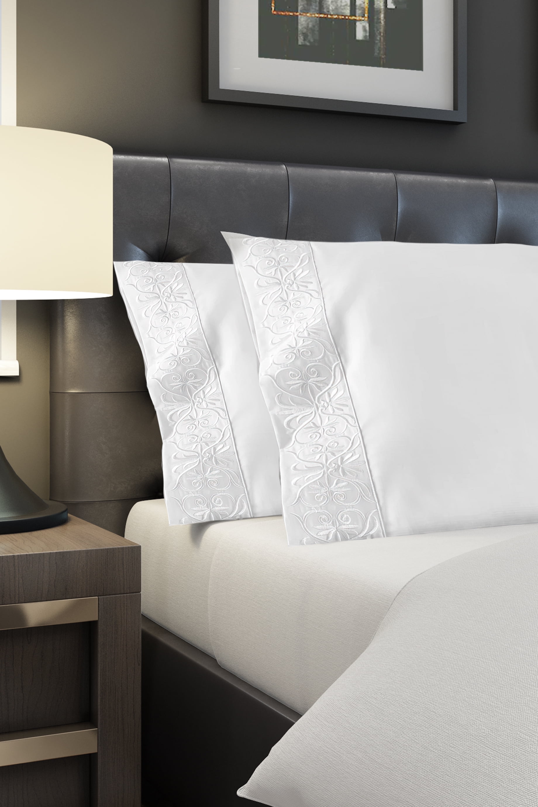 Royal Therapy California King Bed Sheets White – 100% Cotton 1000 ...