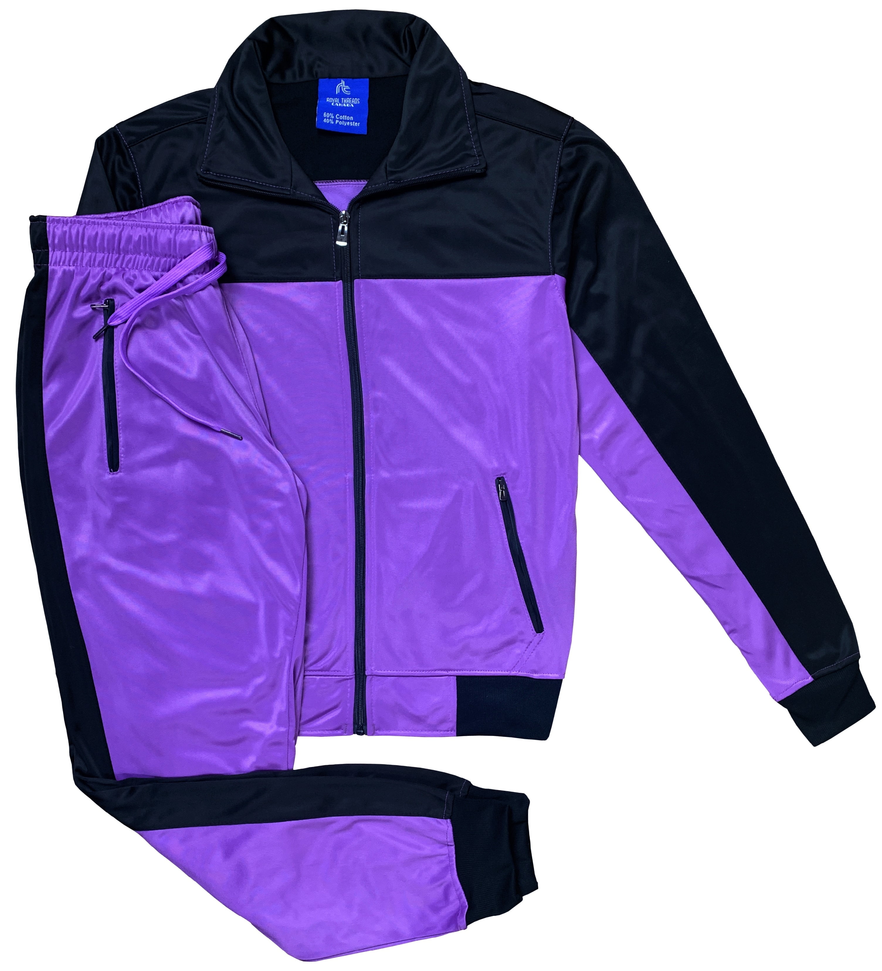 Royal Threads by Fashionary Women's Tracksuit, Full Zip Track, 2-Piece ...