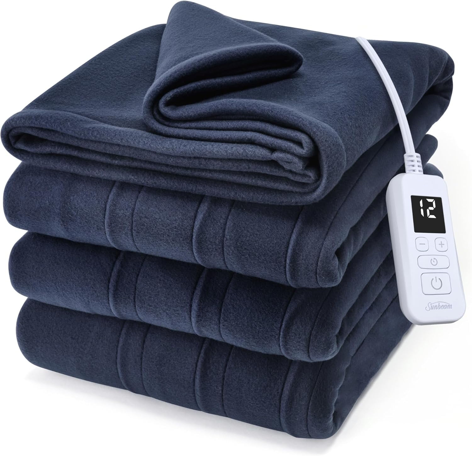 Royal Ultra Fleece Heated Electric Blanket Full Size, 84" x 72", 12 ...