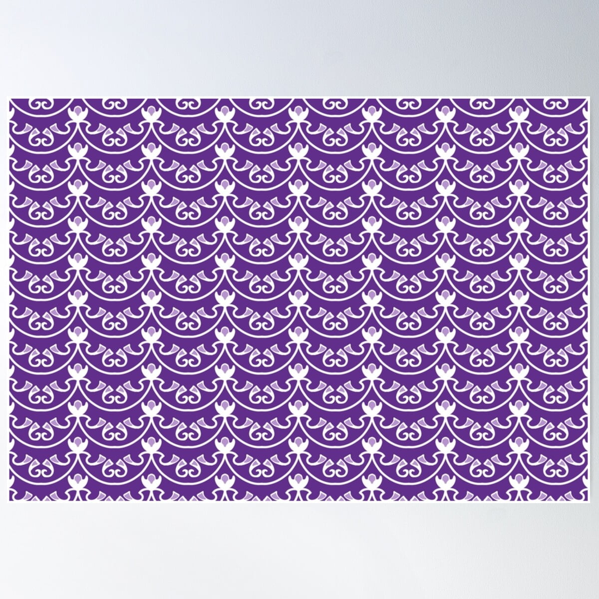 Royal Waves Poster Wall Art, Modern Wall Decor For Living Room Bedroom ...